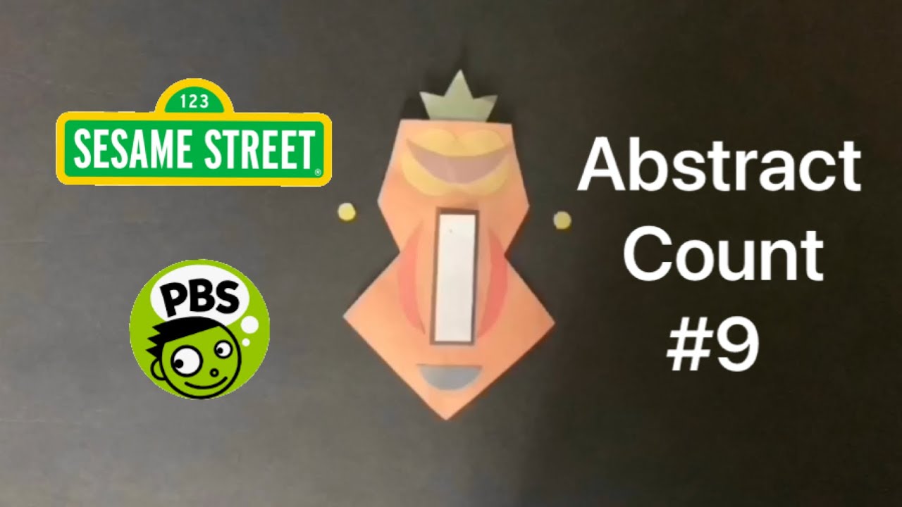 Sesame Street-Abstract Count 9 My Version - YouTube