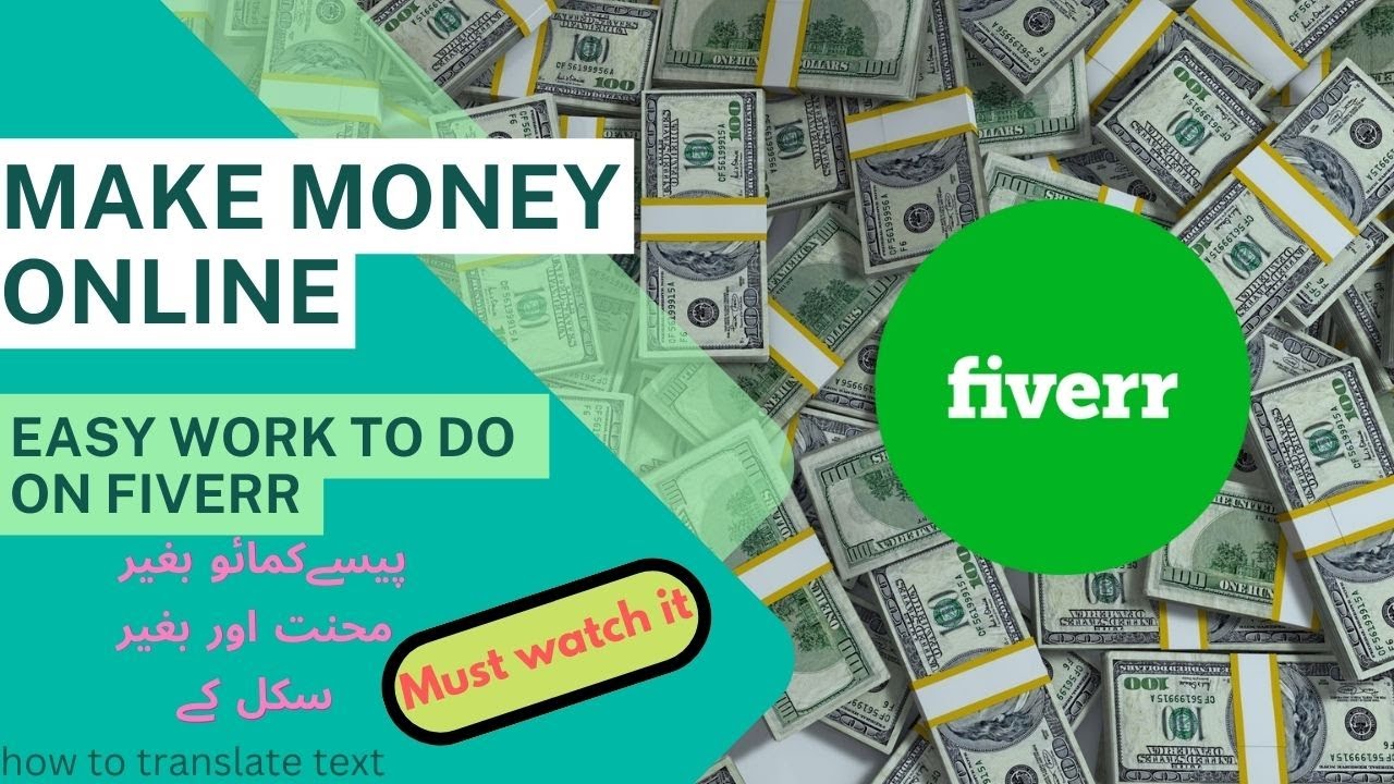 Fiverr earning idea | How to earn money on fiverr by translating text ...