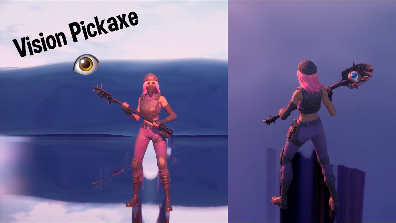 Vision Pickaxe Gameplay + Review + Sound Test | Fortnite - YouTube