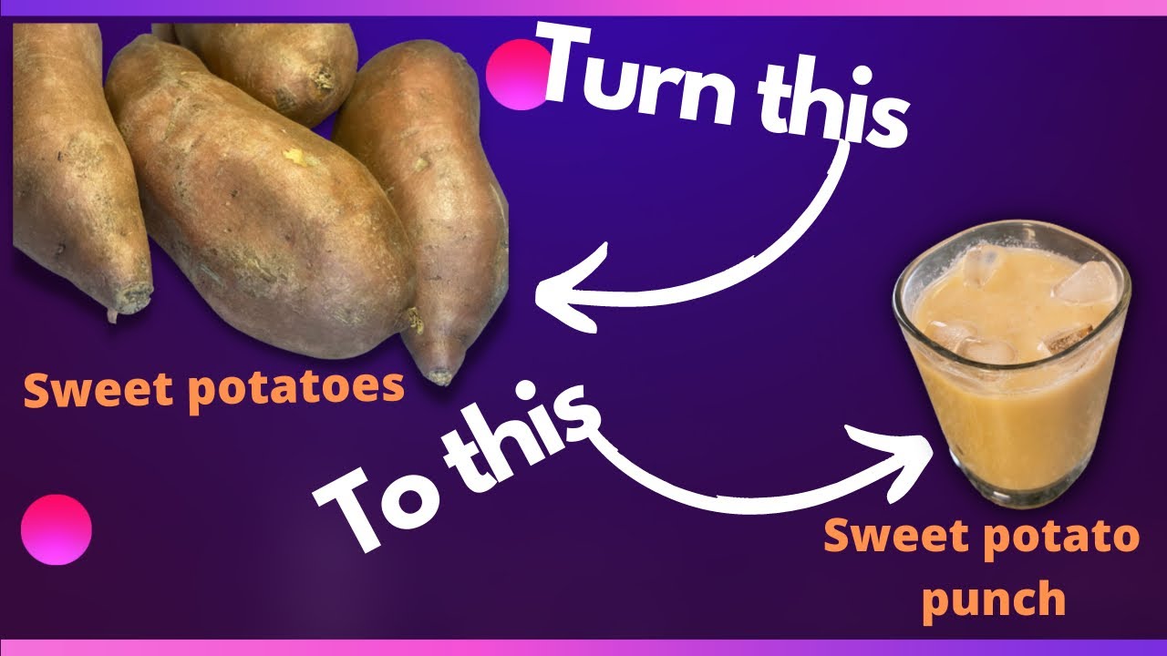 Cook with me | Simple Sweet Potato Punch - YouTube