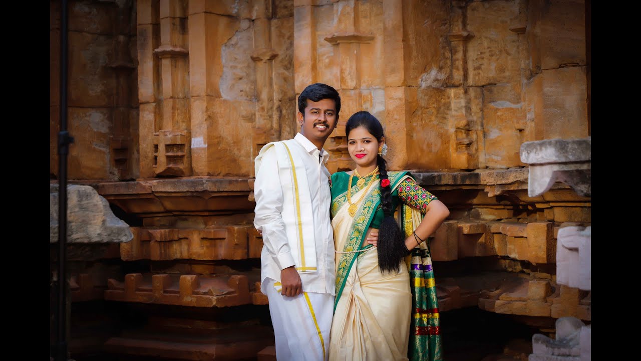 Pre Wedding Photoshoot||Traditional Style|| Temple Photoshoot||Saikiran ...