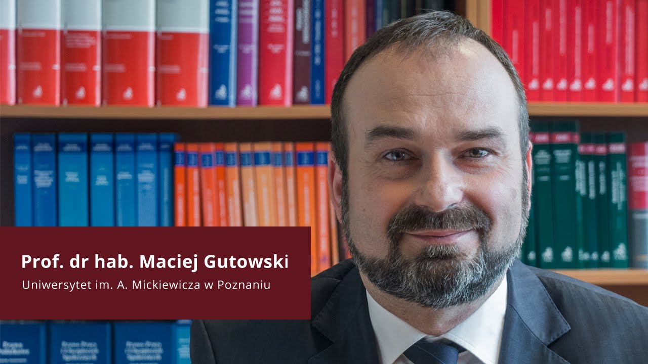 Prof. Maciej Gutowski o najnowszym komentarzu do KC - YouTube