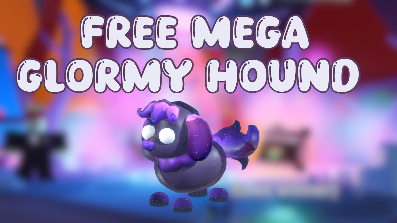 Creating the First MEGA NEON Glormy Hound Legendary Pet in Roblox Adopt ...