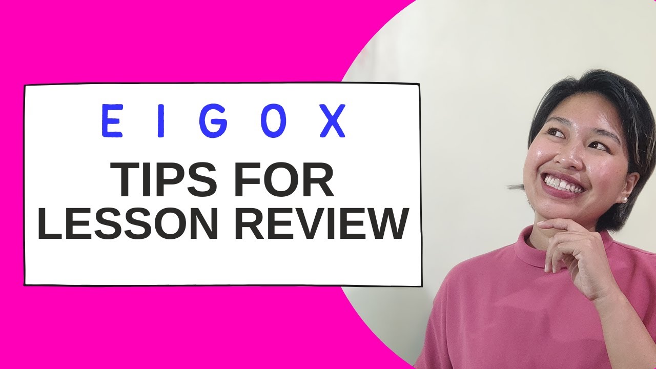 Lesson Review Tips | Eigox | ESL |Online Job | Keyboard ASMR - YouTube