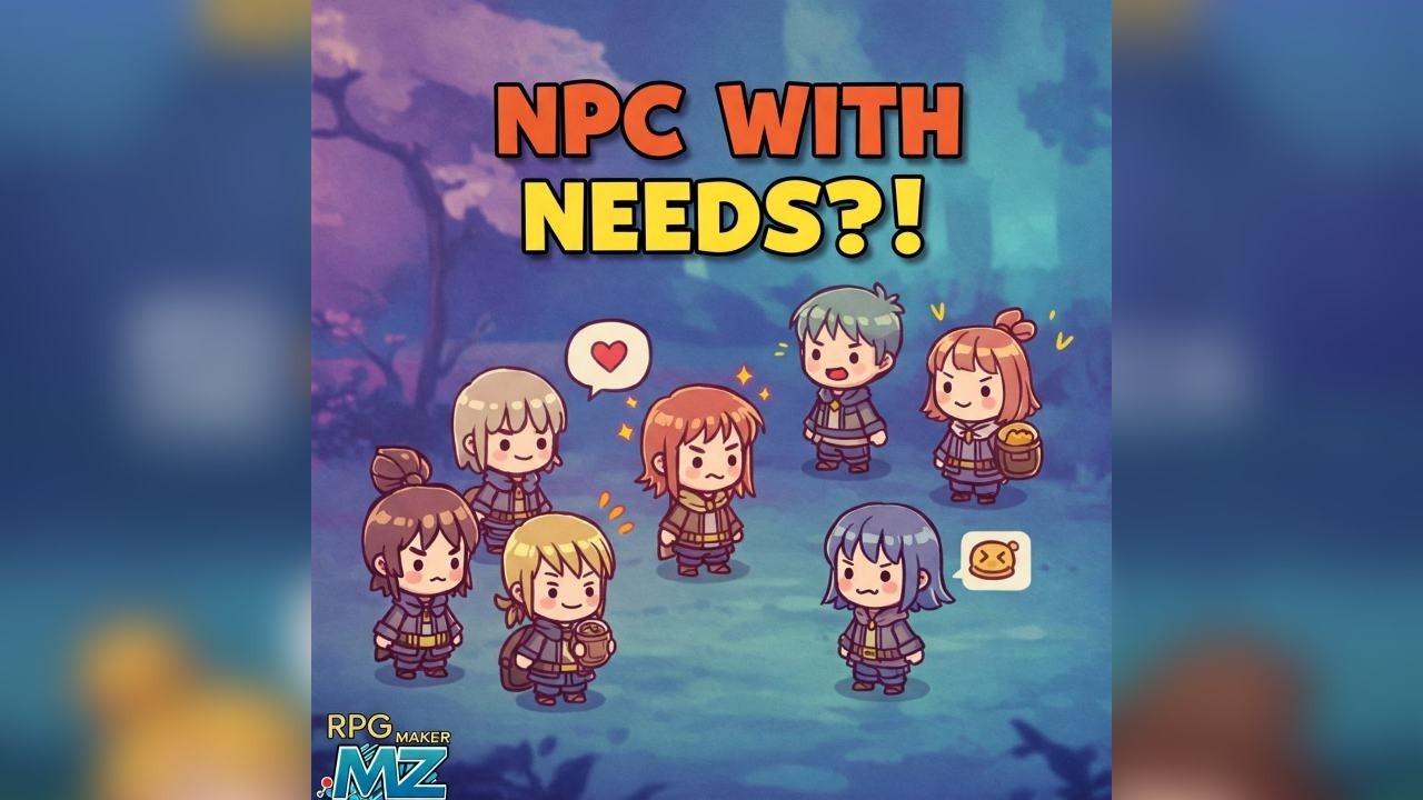NPCs With Needs?! | Dynamic NPC Behavior in RPG Maker MZ (ED5 Plugin ...