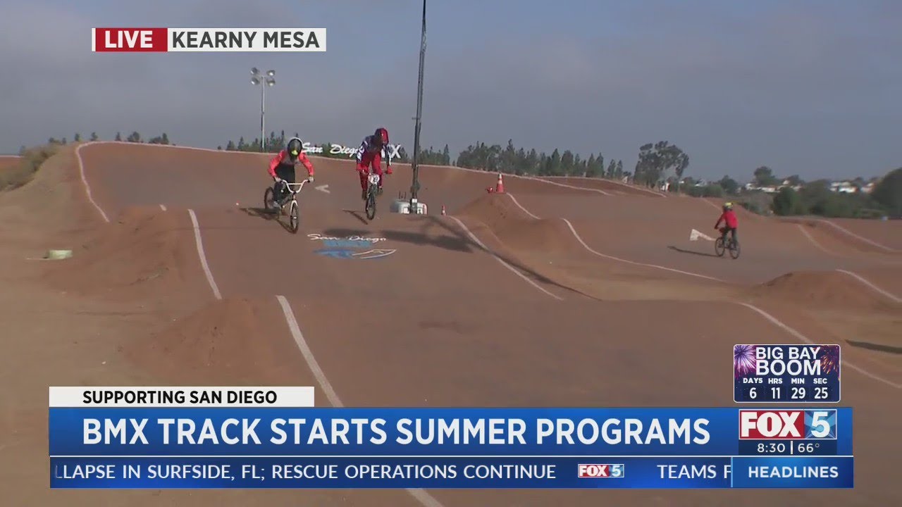 San Diego BMX Rolls Out Summer Program - YouTube
