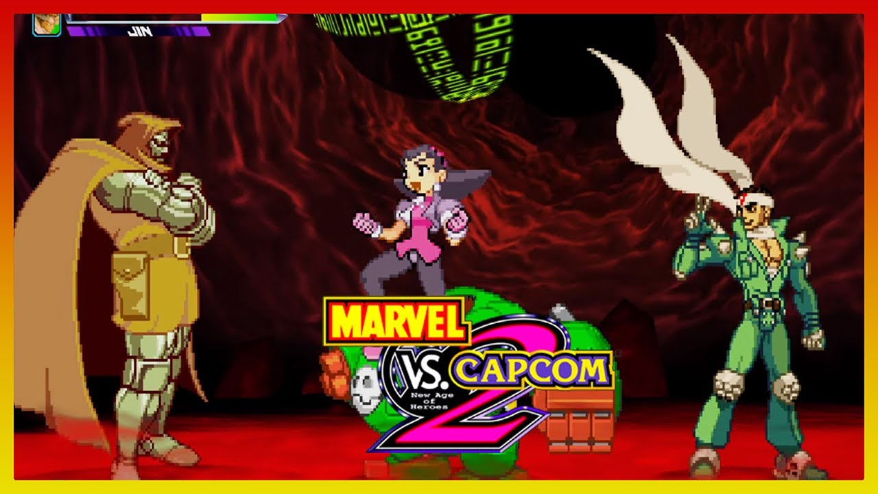 MvC2 (PS5) ARCADE MODE: Jin/Doom/Tron - YouTube