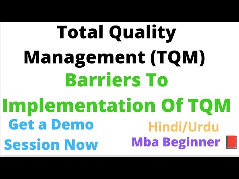 Barriers To TQM Implementation | Implementation of TQM | Total Quality Management | TQM - YouTube