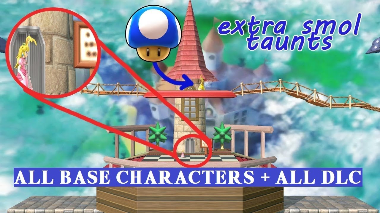 Extra small taunts: All base characters + all DLC! (Smash Ultimate ...