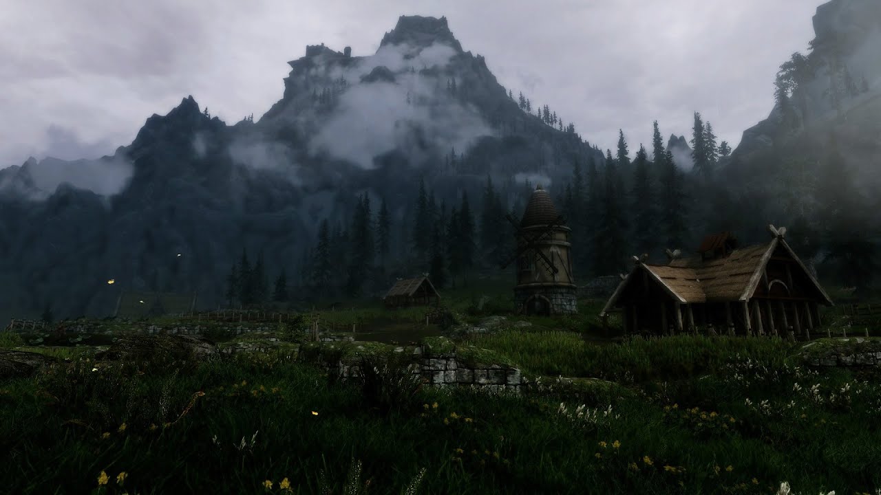 Wind valley - birdsong, forest wind and natural sounds of mountains ...