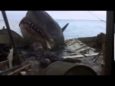 jaws 1975, Quint's death scene with classical music - YouTube