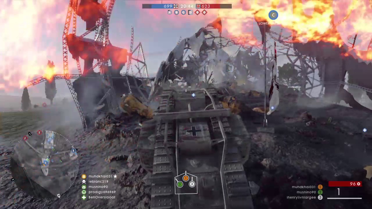 [BF1] Mark V Tank Hunter Package Gameplay - YouTube