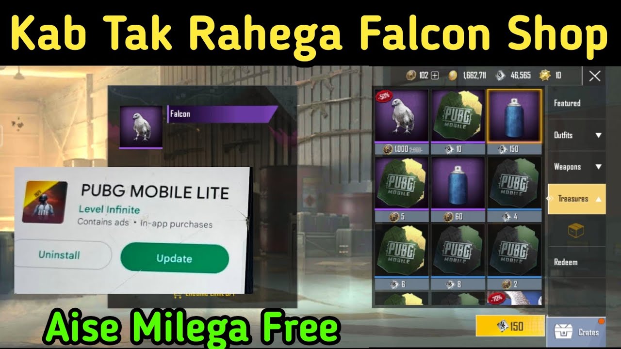 Falcon Chala Jayega Jaldi Lelo | Pubg Mobile Lite Falcon Kaise Le | Pubg Lite Free Falcon ...