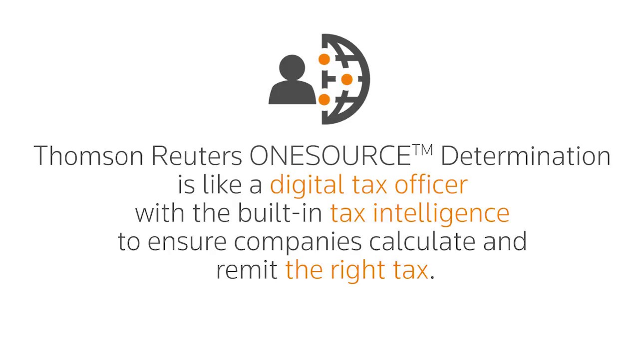 ONESOURCE Determination for SAP Business Suite — Global - YouTube