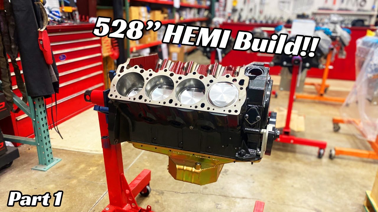 Opening up a 528" HEMI - Part 1 - YouTube
