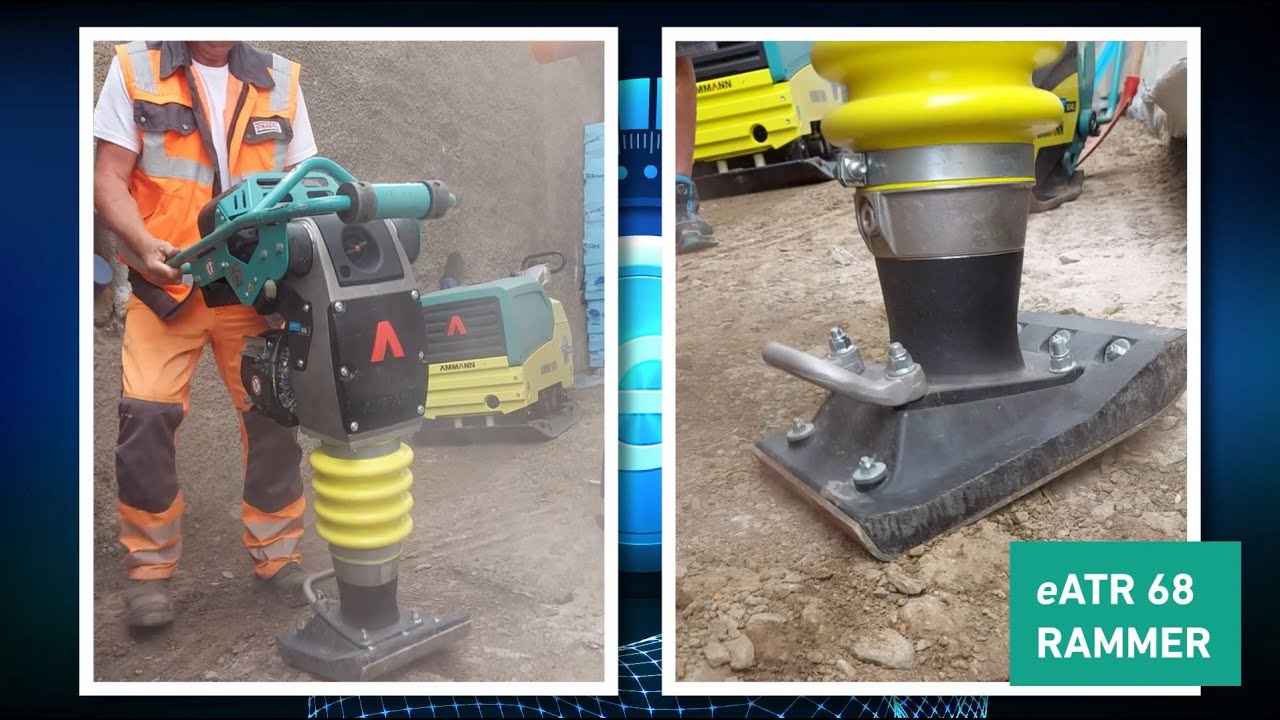 eATR 68 - High Compaction, Zero Emissions Ammann Rammer - YouTube