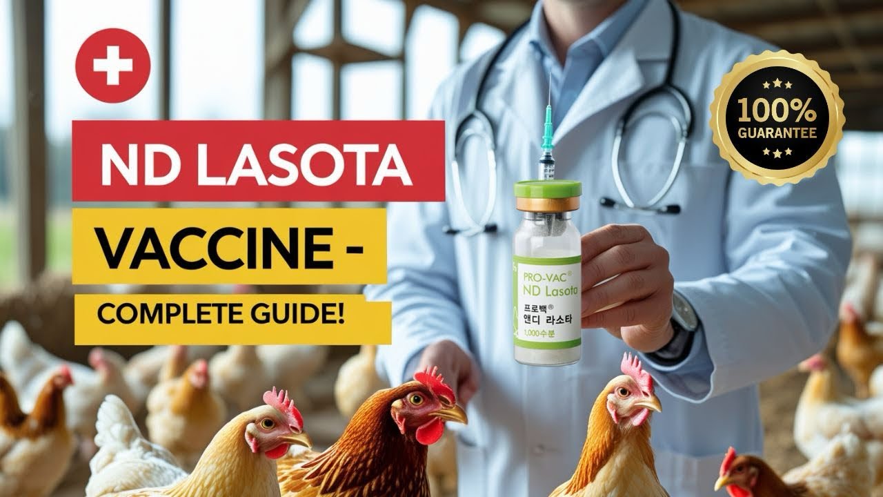 ND LaSota Vaccine | Complete Guide for Poultry Farmers (Dosage, Use ...
