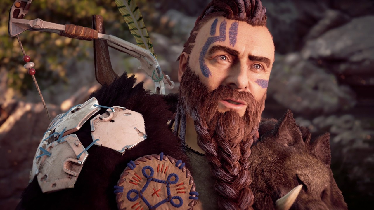 Horizon Zero Dawn playthrough part 4 - The Father Teaching His Daughter ...