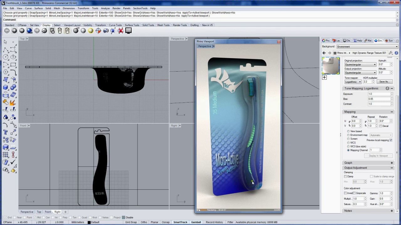 'Say Ahh' product design and packaging with Rhino 5 Rendering 7 of 7 ...