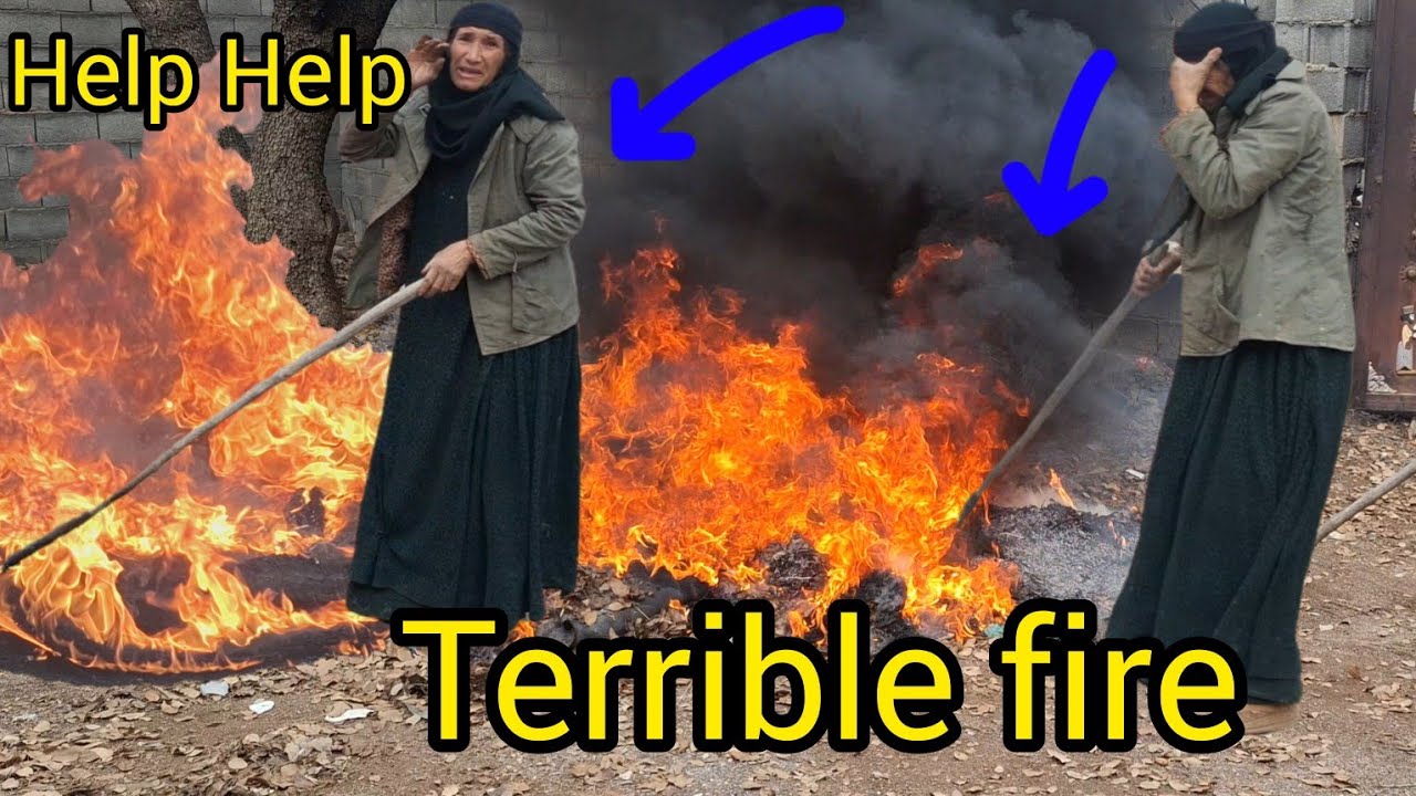 The bitter fate of a homeless grandmother and a horrific fire accident ...