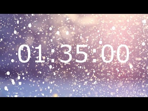 95 Minute Winter Timer with Relaxing Music and Alarm - YouTube