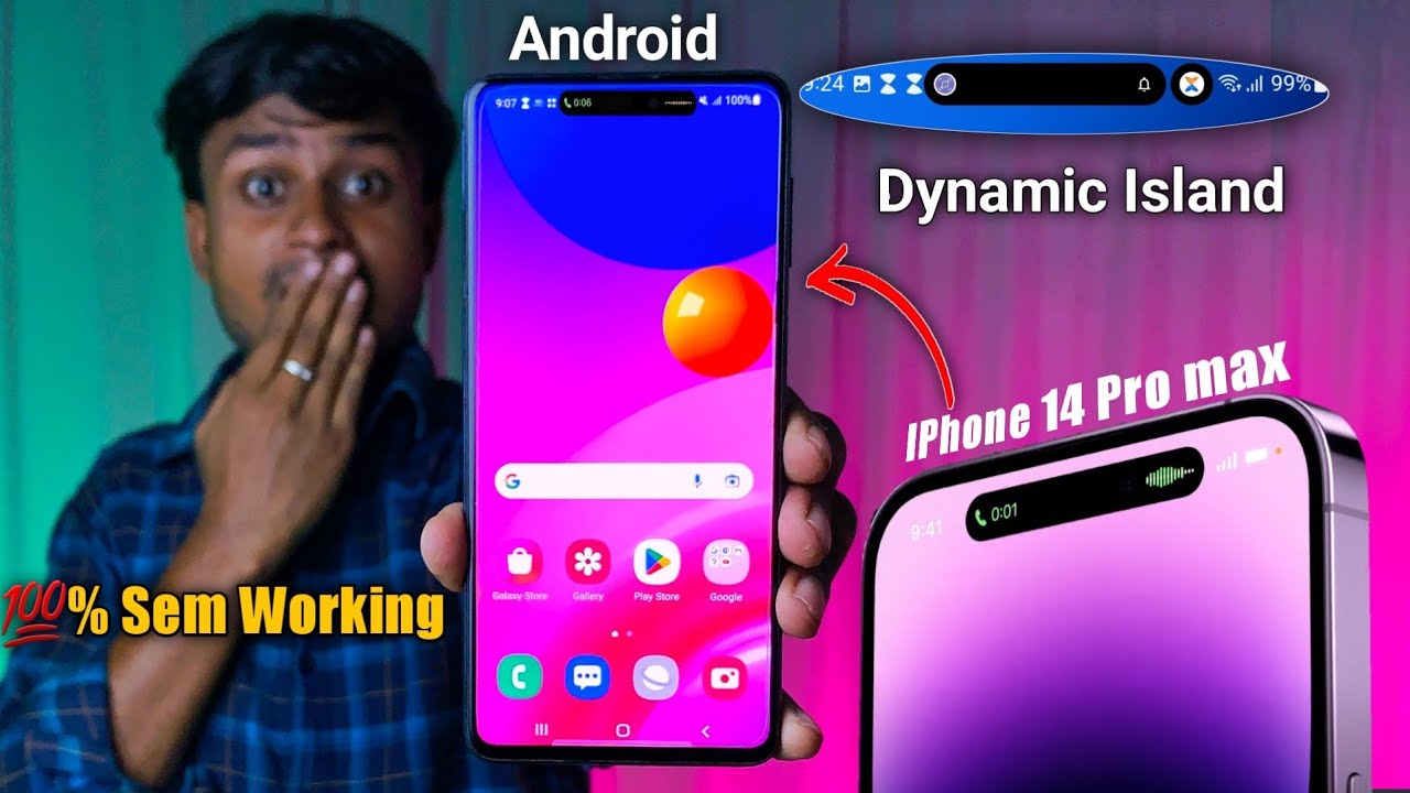 Dynamic Island on Android Phone ⚡iPhone Dynamic Island on Android - Is ...