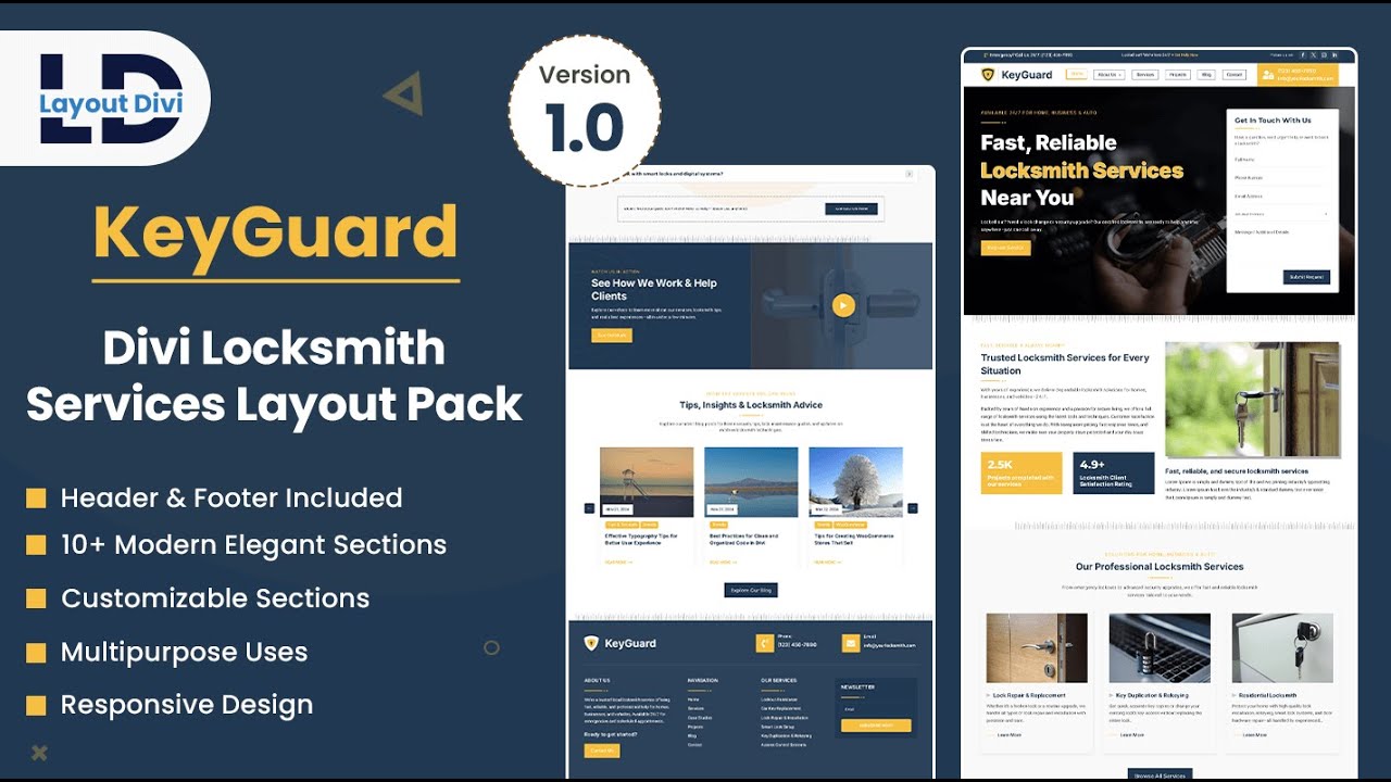 How to Install Divi Locksmith Layout Pack | Step-by-Step Guide - YouTube