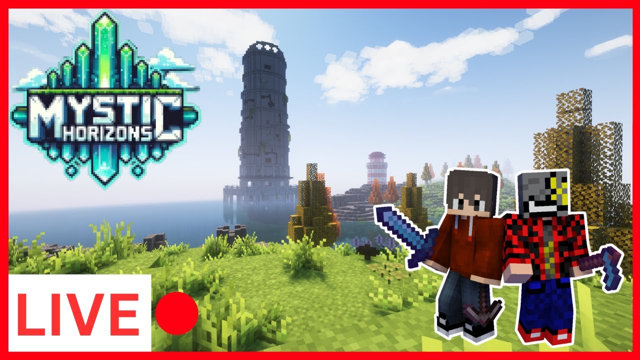 LIVE: Exploring Mystic Horizons | Minecraft - YouTube