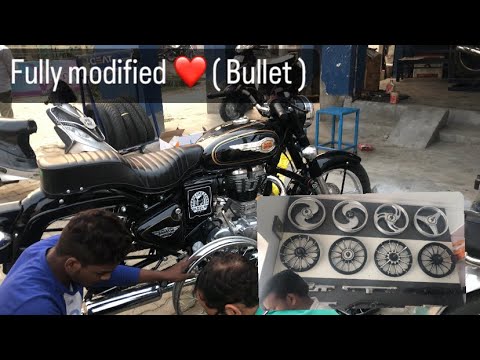 Fully modified bullet | showroom se aate hi modification shuru ...