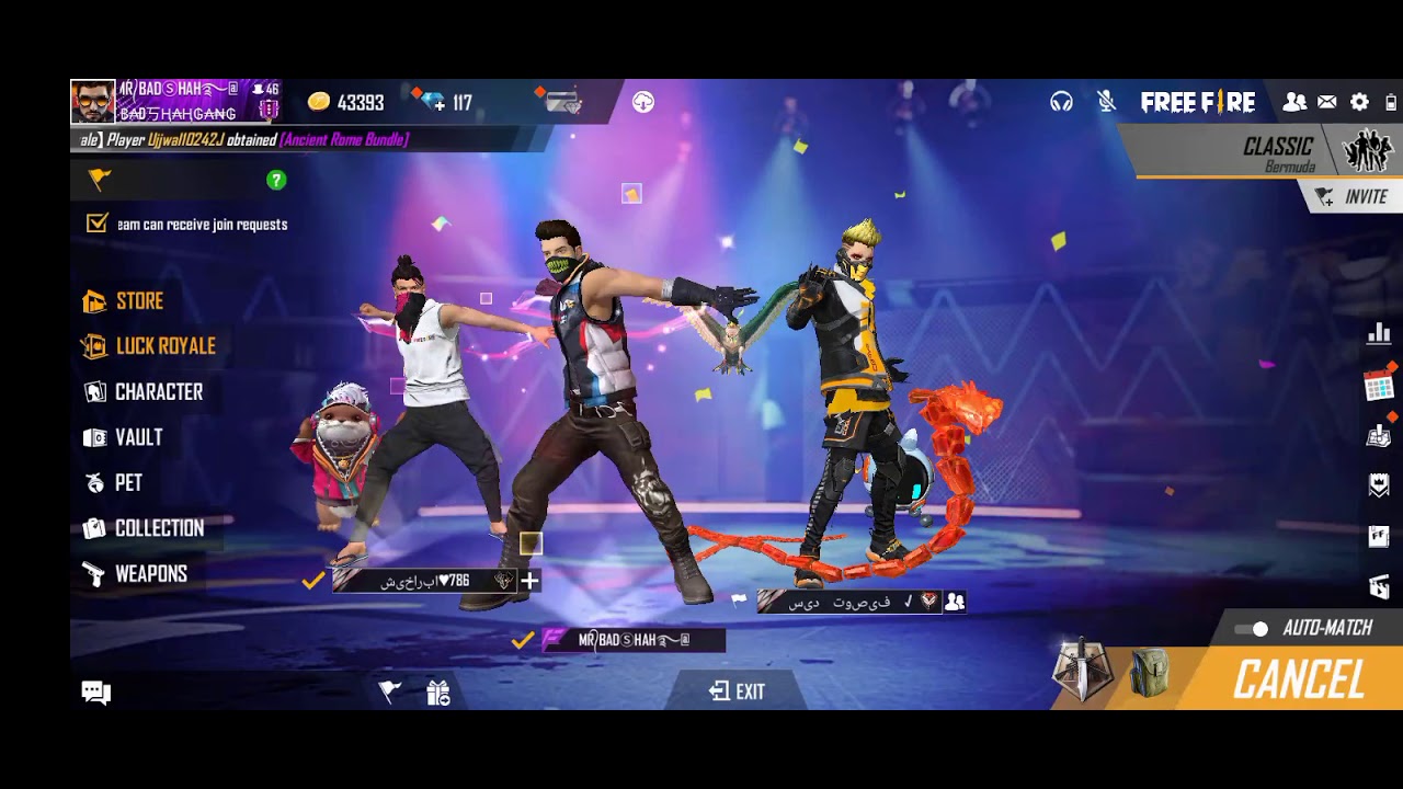 free fire lover emote,alok emote, dancing emote - YouTube