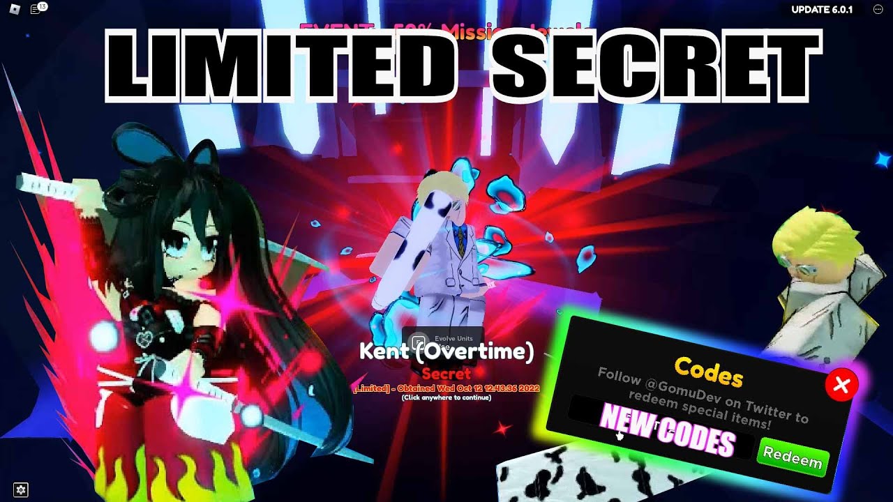 Finally Got My First【SECRET KENT 】! New Codes!! Update 6 [ JUJUTSU ...