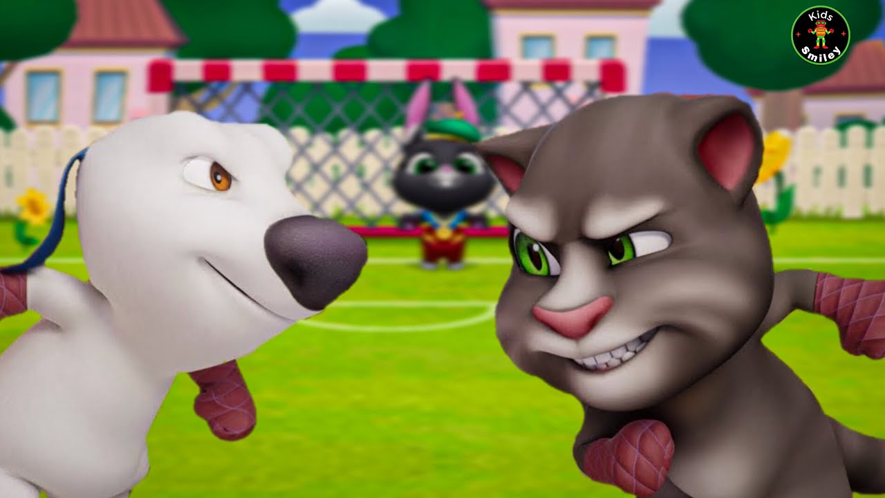 Together Forever | Talking Tom Shorts | football match | cartoons for ...