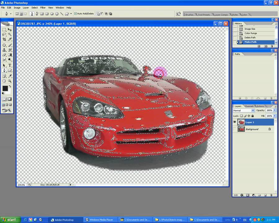 tut # 11 Photoshop CS2 car into shape - YouTube