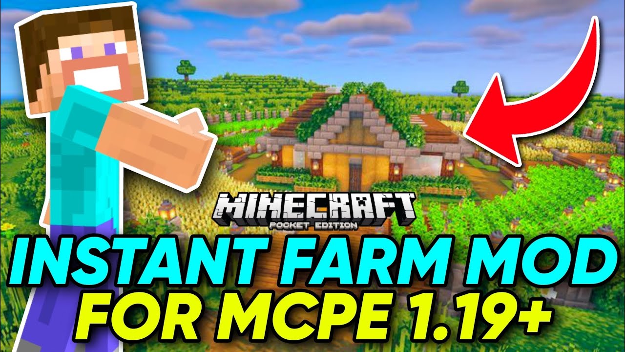 INSTANT FARMS ADDON FOR MCPE 1.19+ | Quick farms mod for minecraft pe ...