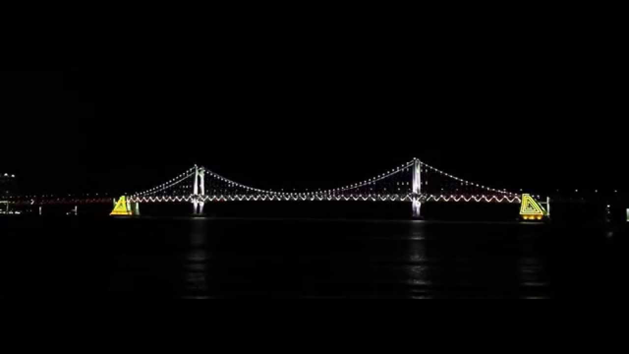 Busan Bridge Light Show - YouTube