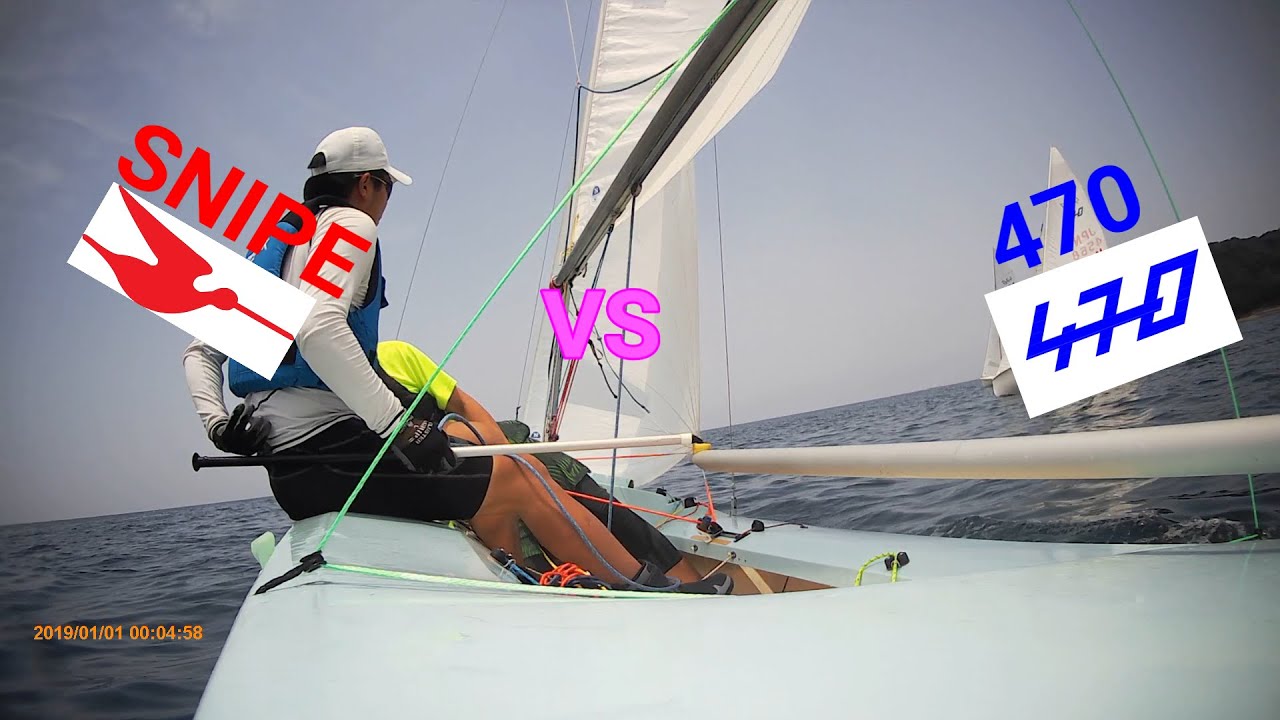 6 22 race 1 snipe sailing - YouTube