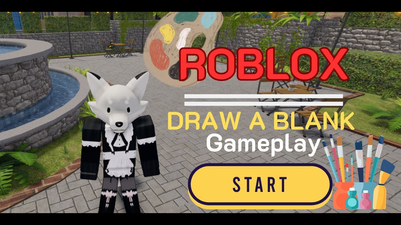 Roblox Draw a blank (Gameplay) - YouTube