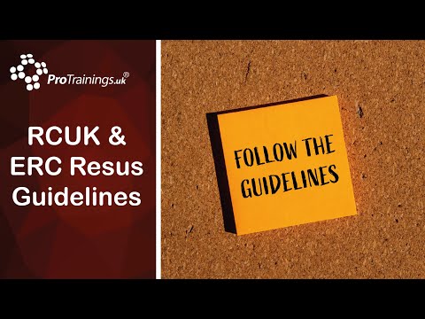 RCUK & ERC Resus Guidelines
