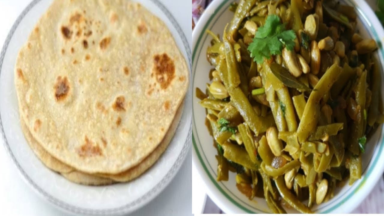Today my receipe roti ! ghevda bhaji - YouTube