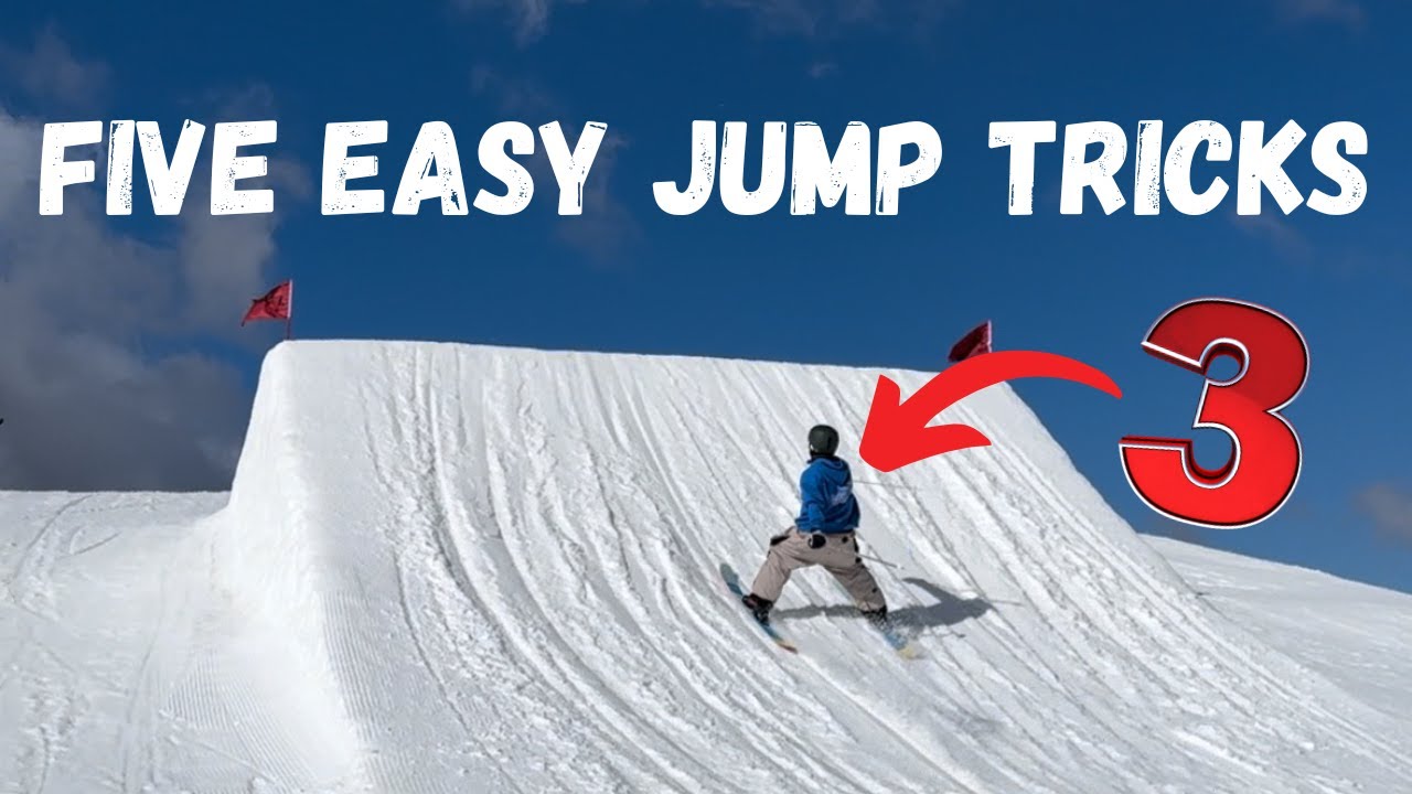FIRST 5 JUMP TRICKS YOU SHOULD LEARN ON SKIS 😄 - YouTube