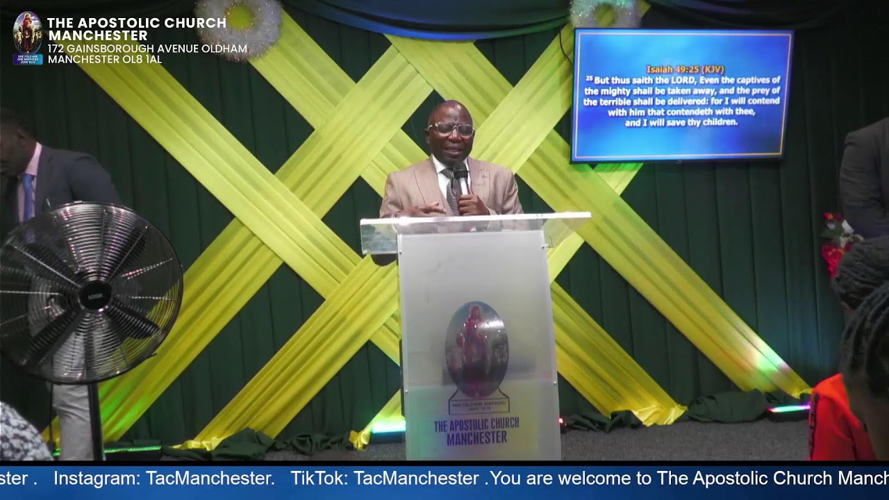 SUNDAY DEVOTIONAL SERVICE | THE APOSTOLIC CHURCH MANCHESTER | 07/09 ...