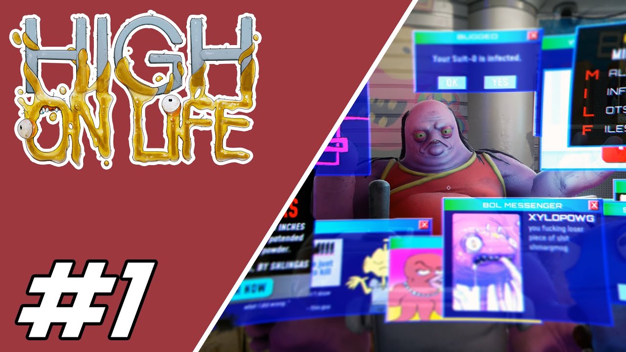 HIGH ON LIFE - Walkthrough Gameplay PC - Part 1 - I HAVE NO IDEA WHAT ...