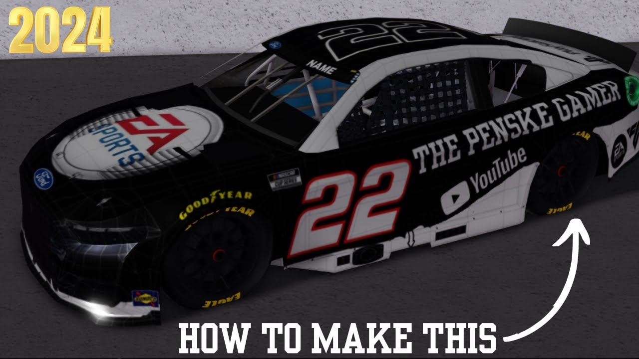 How to make NASCAR schemes for Roblox in 2024 - YouTube
