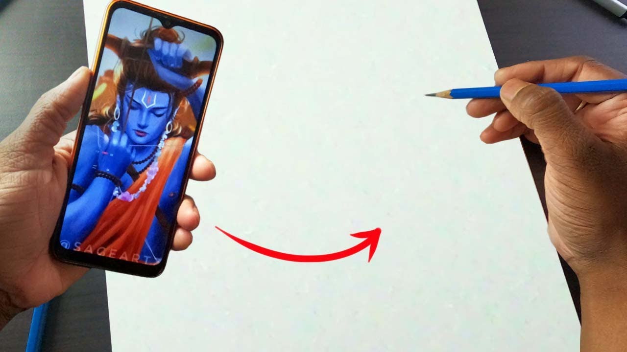 How to Draw Shri Ram Step by Step - YouTube