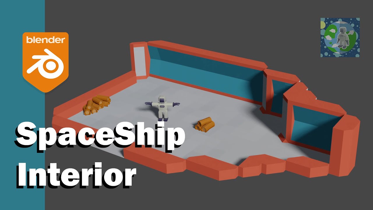 Spaceship Interior in Blender - Modeling 3D Timelapse - YouTube