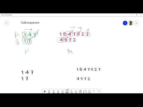 Is B a subsequence of A ? problem |Code forces - YouTube
