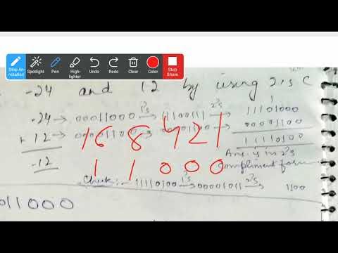 2'S Compliment method of Subtraction (Digital Electronics) - YouTube
