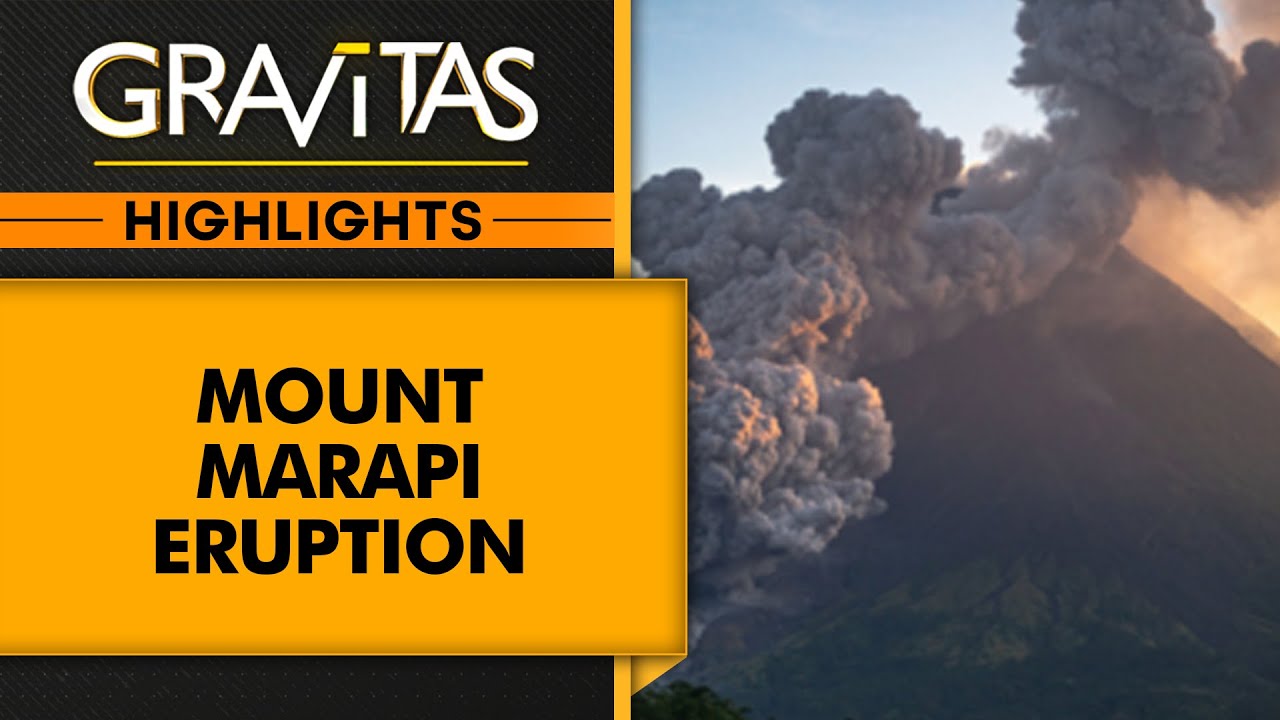 Marapi Volcano Eruption: Over 3 kilometre ash plume | Gravitas ...