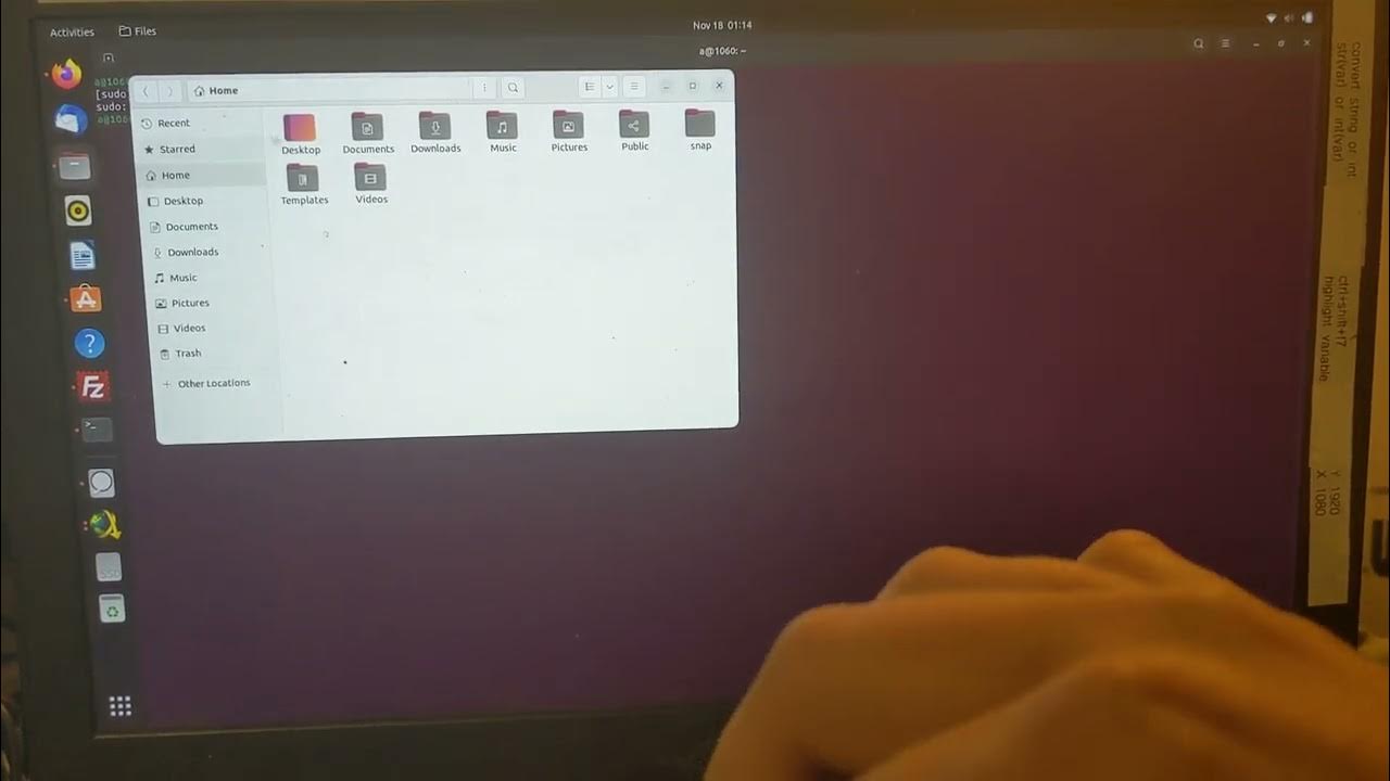 how to get to the root directory Nautilus FILe explorer Linux Ubuntu Etc folder location - YouTube