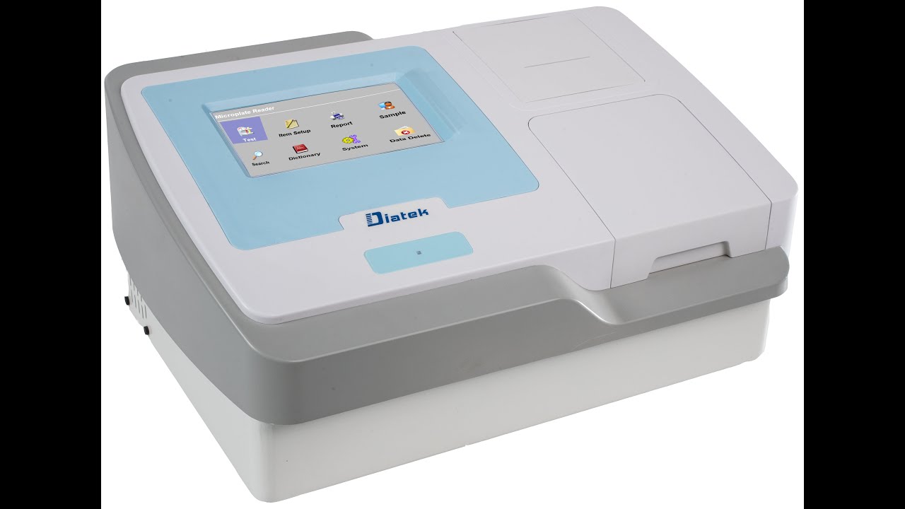 DİATEK ELISA READER DR 200Bc Operation Video - YouTube